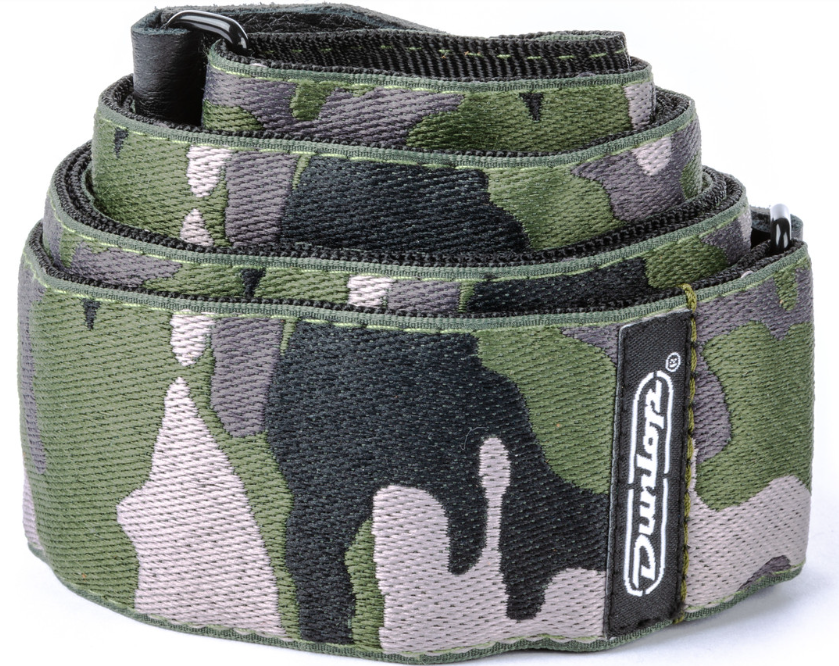 Jim Dunlop Jacquard Ranger Green Guitar Strap D6716 – Perth PC ...